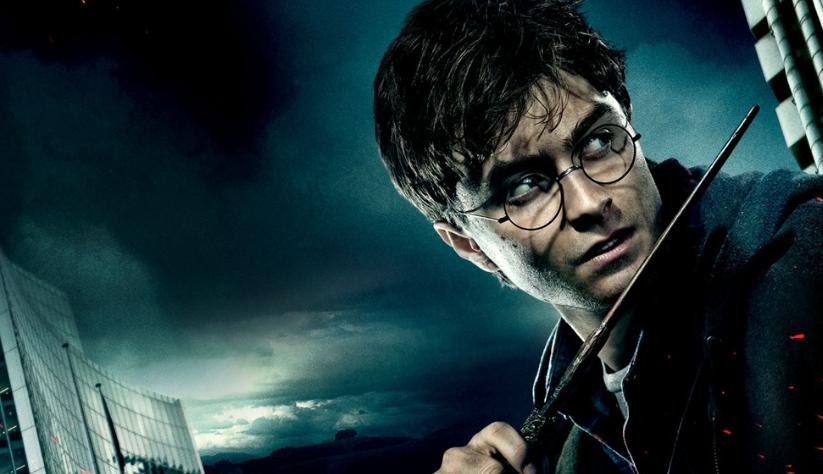 How is the theme of the movie "Harry Potter 7" expressed? What values ...