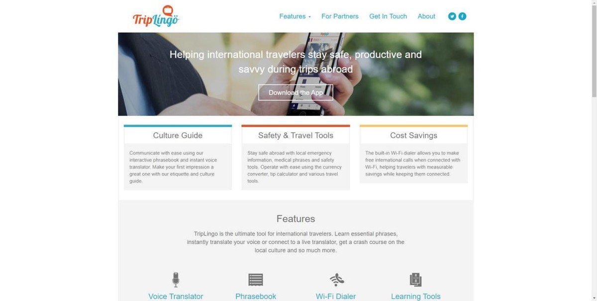 The translator takes a photo and scans the translation software to ...