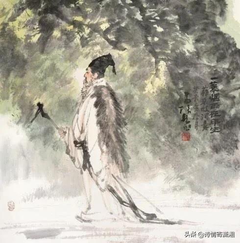 Su Shi's "Ding Fengbo Mo Ting Chuan Lin Beating the Leaves" is full of ...