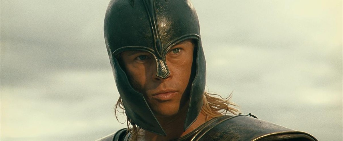 In the movie "Troy", what is the theme that the director wants to ...