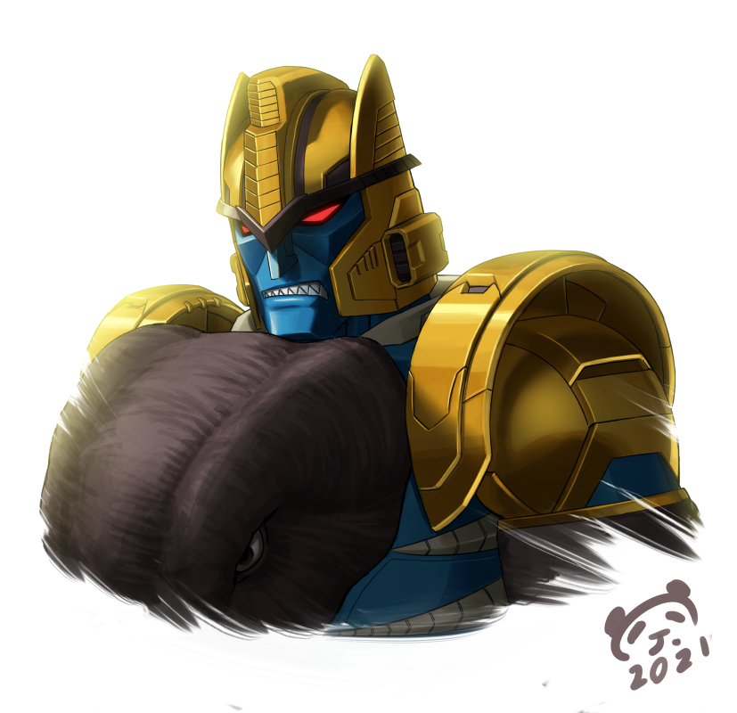 Transformers super warrior bust illustration collection, the orangutan ...