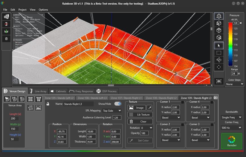 Sound field simulation software-Spain LYNX audio rainbow3D released - iNEWS