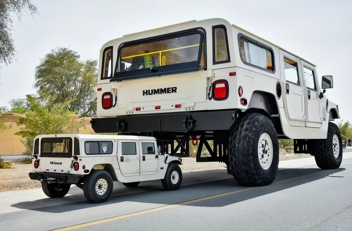 The world's largest Hummer owned by a Dubai tycoon is as tall as a 2 ...