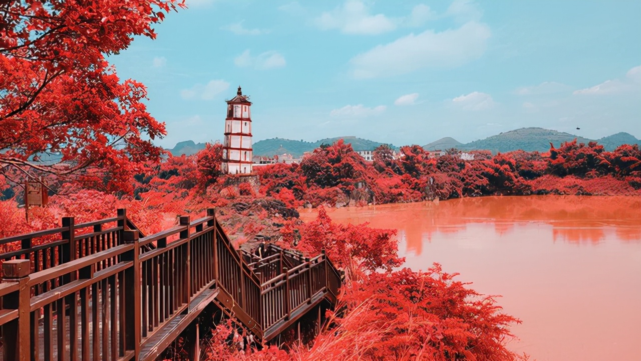 A wonderful building in Chongzuo, one of the eight leaning towers in ...