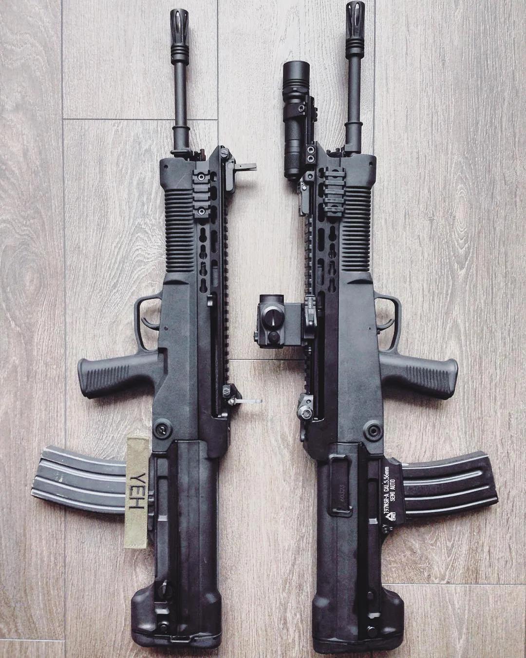 The extremely rare foreign trade version of the QBZ-97 automatic rifle ...