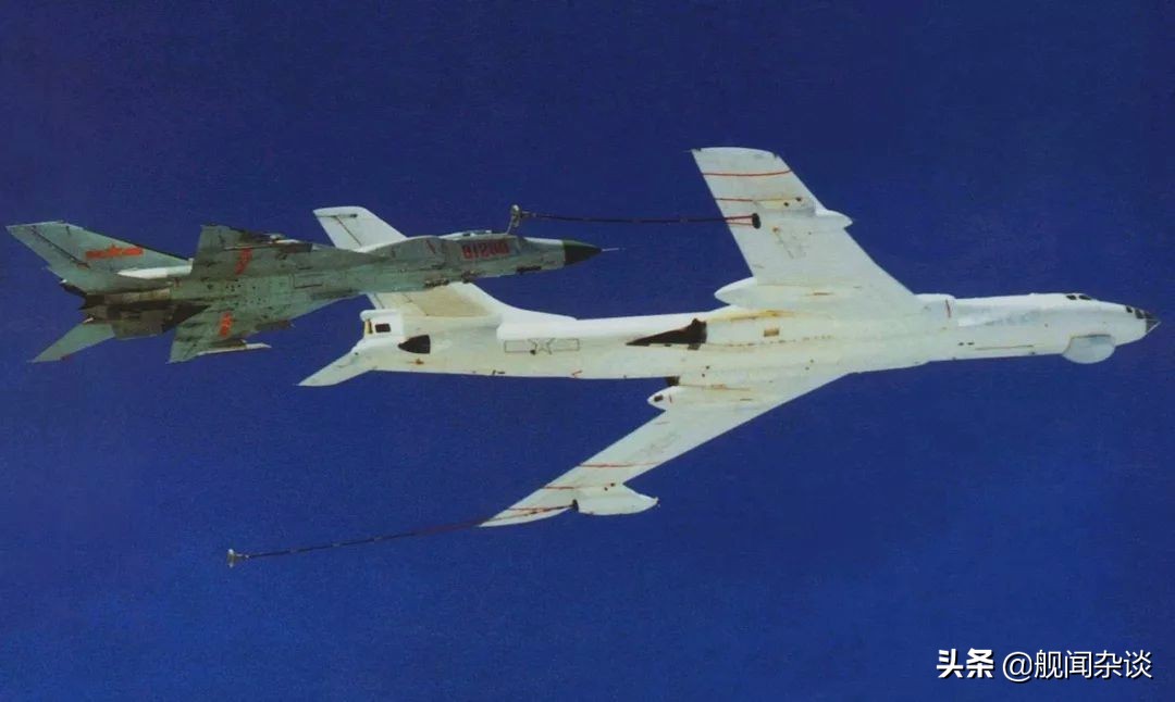 All-rounder for bombing and refueling, the H-6D, which has served for ...