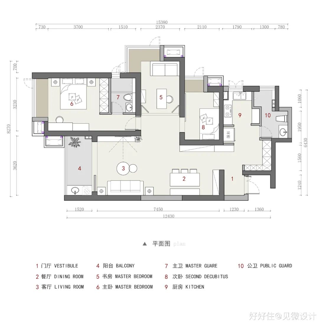 The girl lives alone on 115 square meters, and the bedroom has a ...