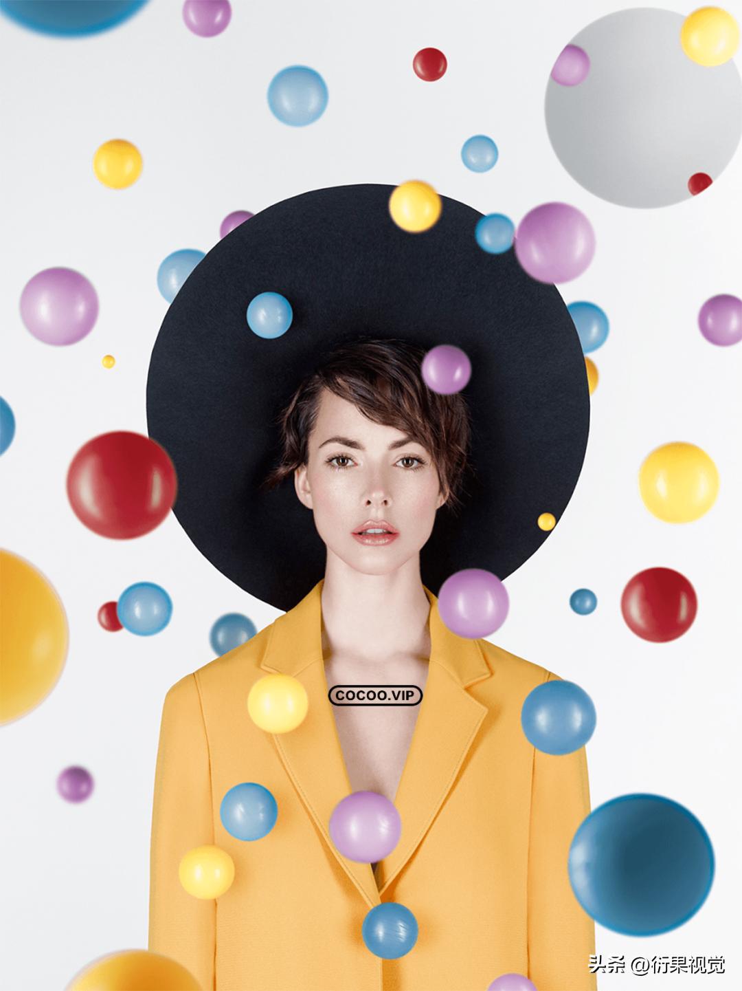 Graphical advertising design point line surface visual shape effect - iNEWS