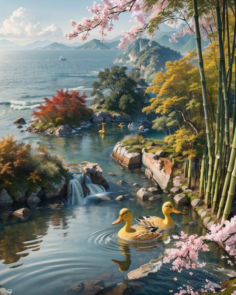 "Evening Scenery of the Spring River in Hui Chong I" by Su Shi (Song ...