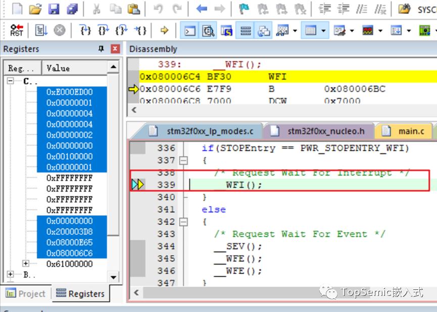 How to debug MCU in low power mode? - iNEWS