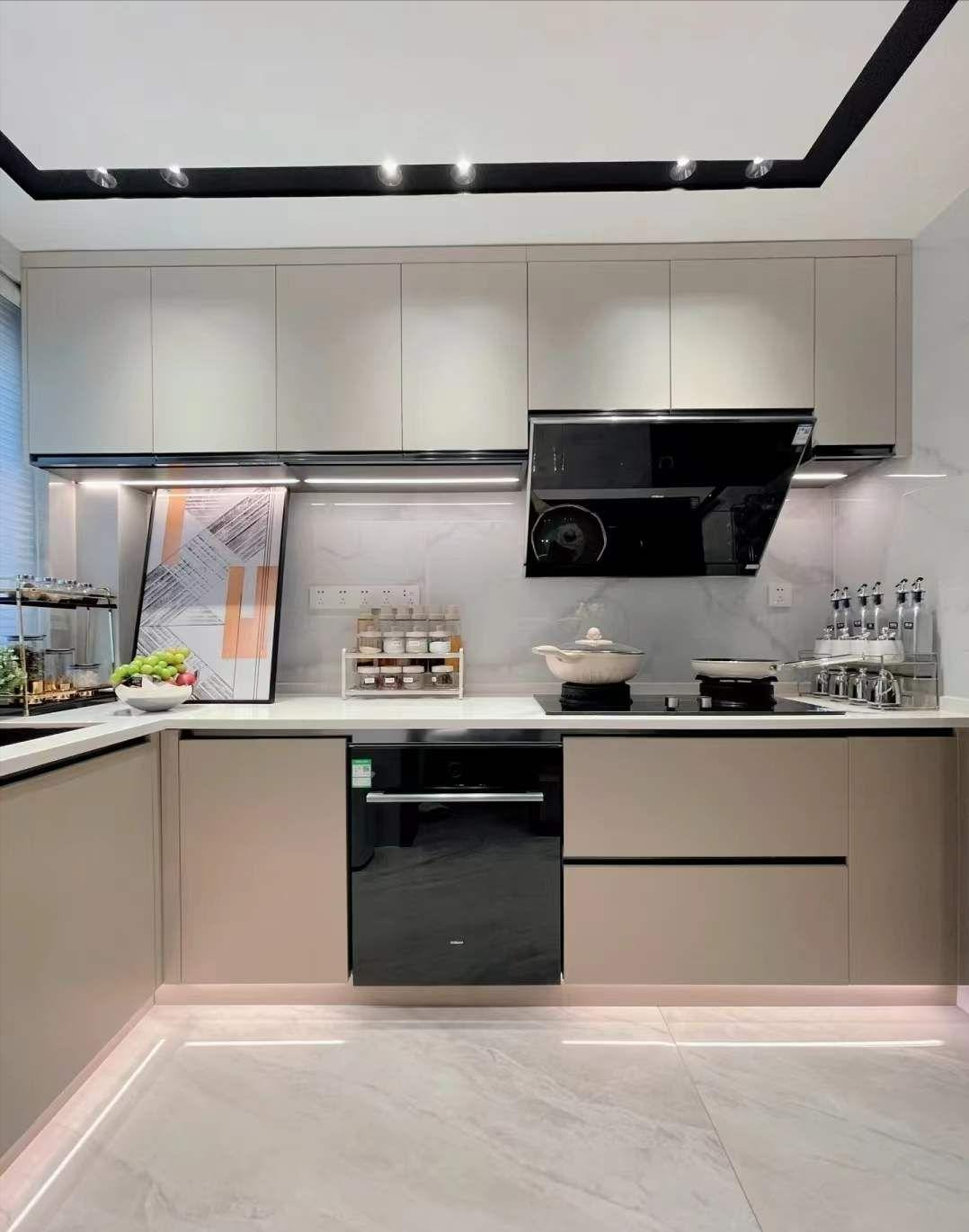 Huangshi Yinshang Decoration┃128 square meters of modern light luxury ...