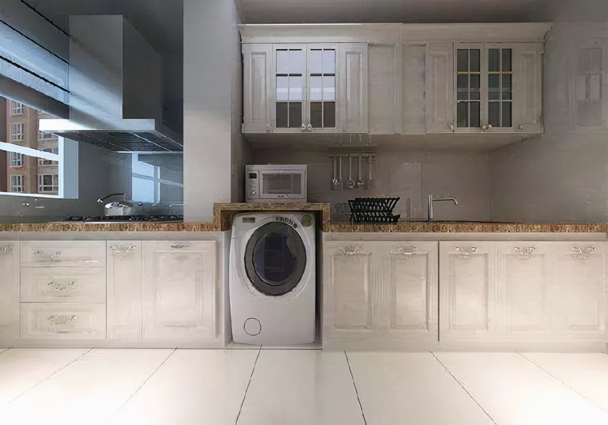 Why do foreigners put washing machines in the kitchen?Listen to the ...