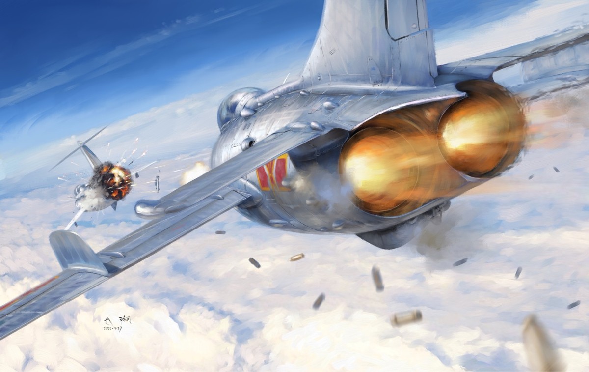 From 290 meters to 39 meters, the US fighter plane exploded in the air ...