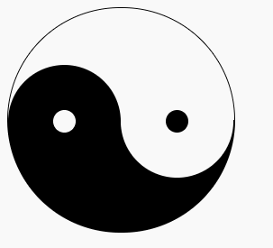 What is the meaning of the Taiji line in the Taiji diagram (the ...