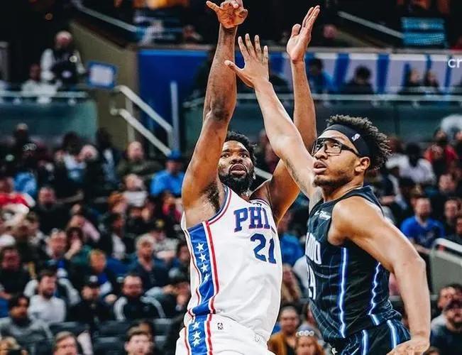 Embiid dominated the interior with free throws 35+16+7; Harden made 26 ...