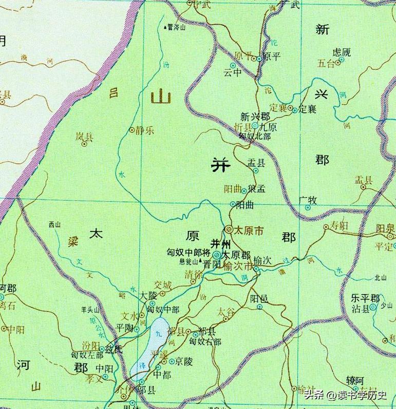 Through the map, understand the historical changes of Taiyuan City ...