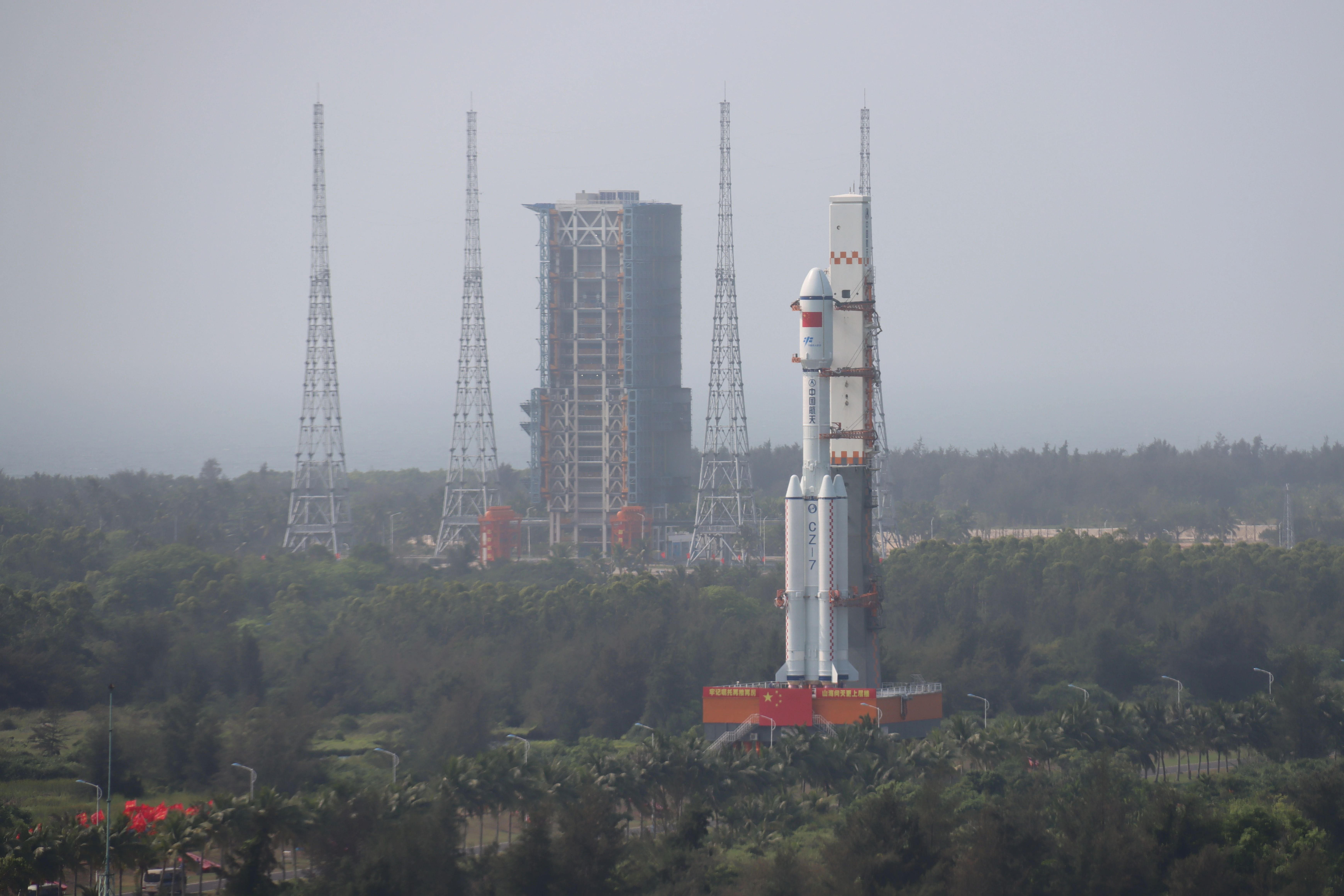 Tianzhou-6 is in the launch zone! 3 days to launch - iNEWS