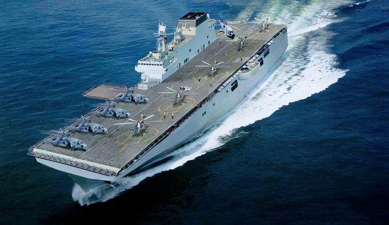 China's Type 076 amphibious assault ship is said to be equipped with ...