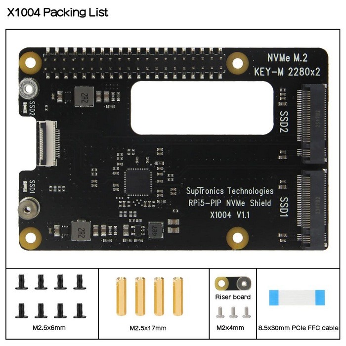 Geekworm launches dedicated SSD expansion card for Raspberry Pi 5: dual ...