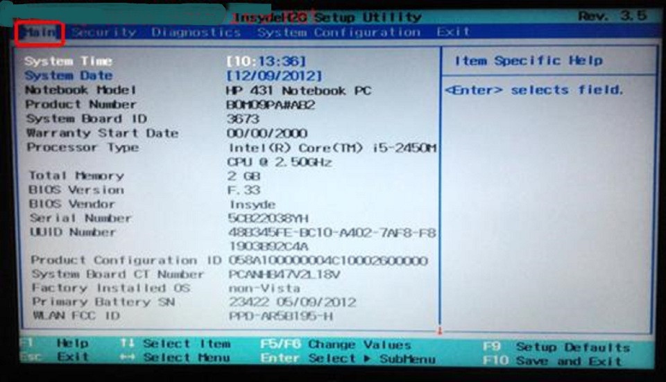 常見BIOS界面之InsydeH2O Bios - 資訊咖