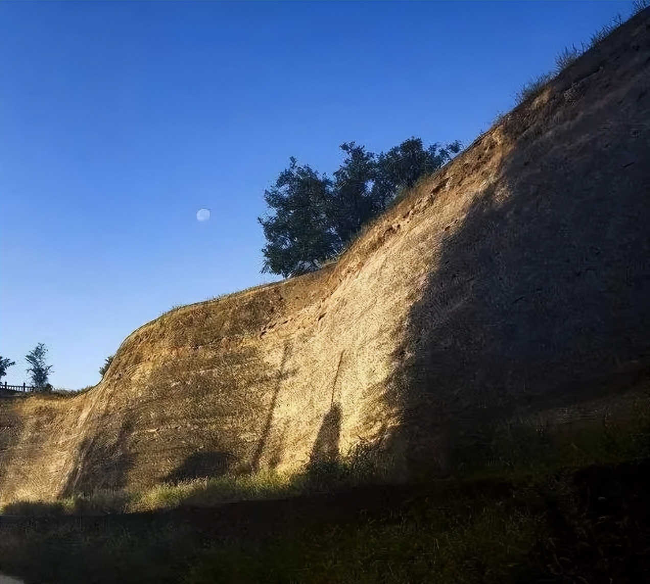 Exploring the Ancient City Wall of Rammed Earth Wall and Gray Brick ...