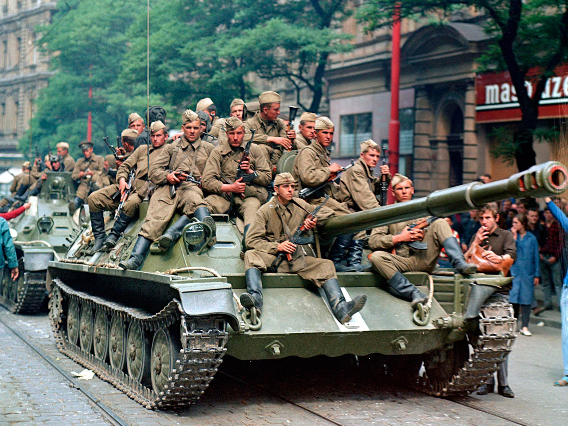 After the dissolution of the Warsaw Pact that year, which member states ...