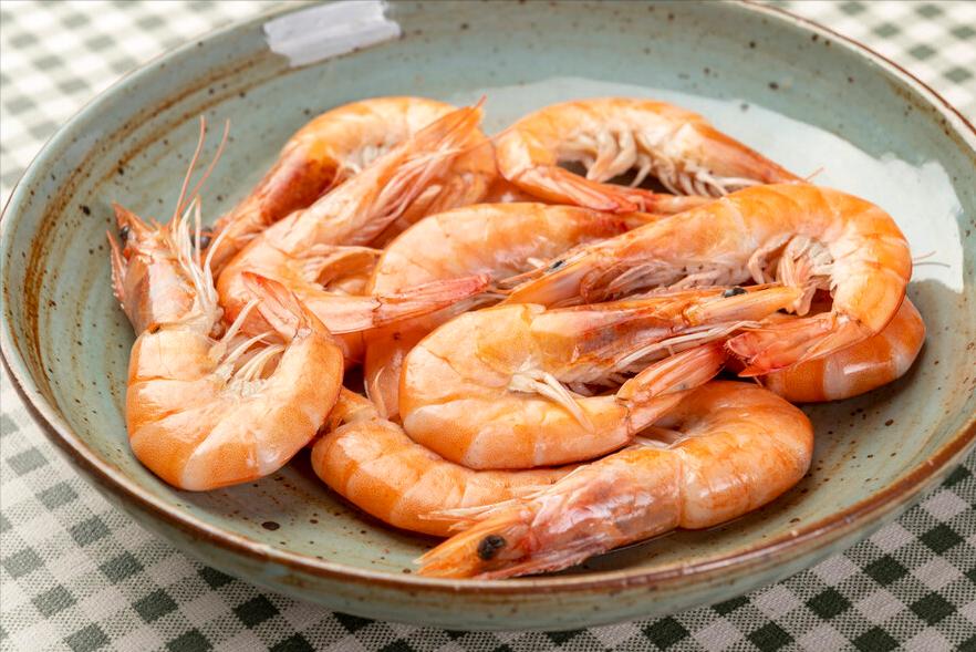 The prawns are boiled in water, and the umami goes away. The fishermen ...