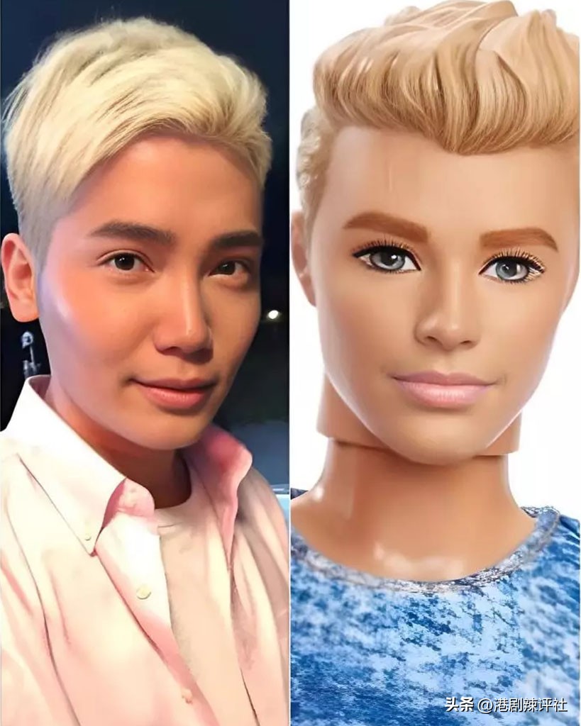 TVB male star with blonde hair recommends himself to shoot the Hong ...