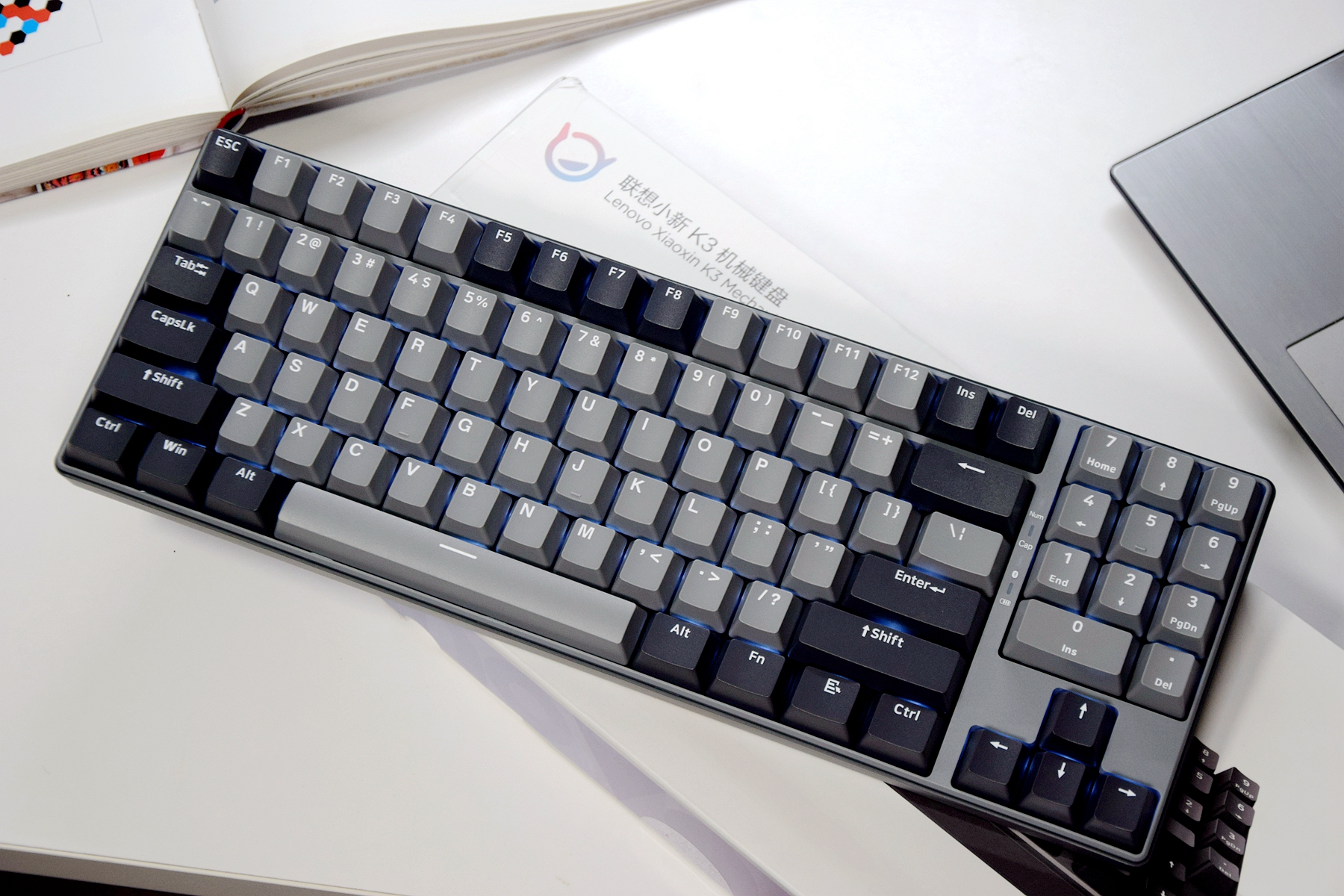 Comes with a small keyboard, 100 yuan powerful three-mode mechanical ...