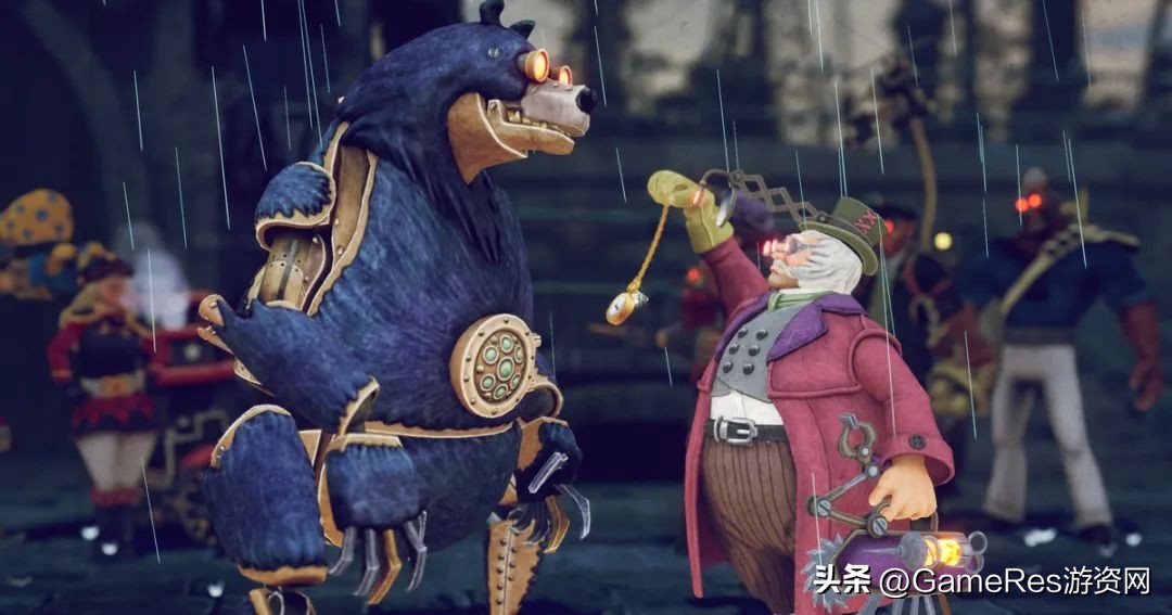 Visually stunning!Steampunk RPG "Electric Circus" fuses circus ...