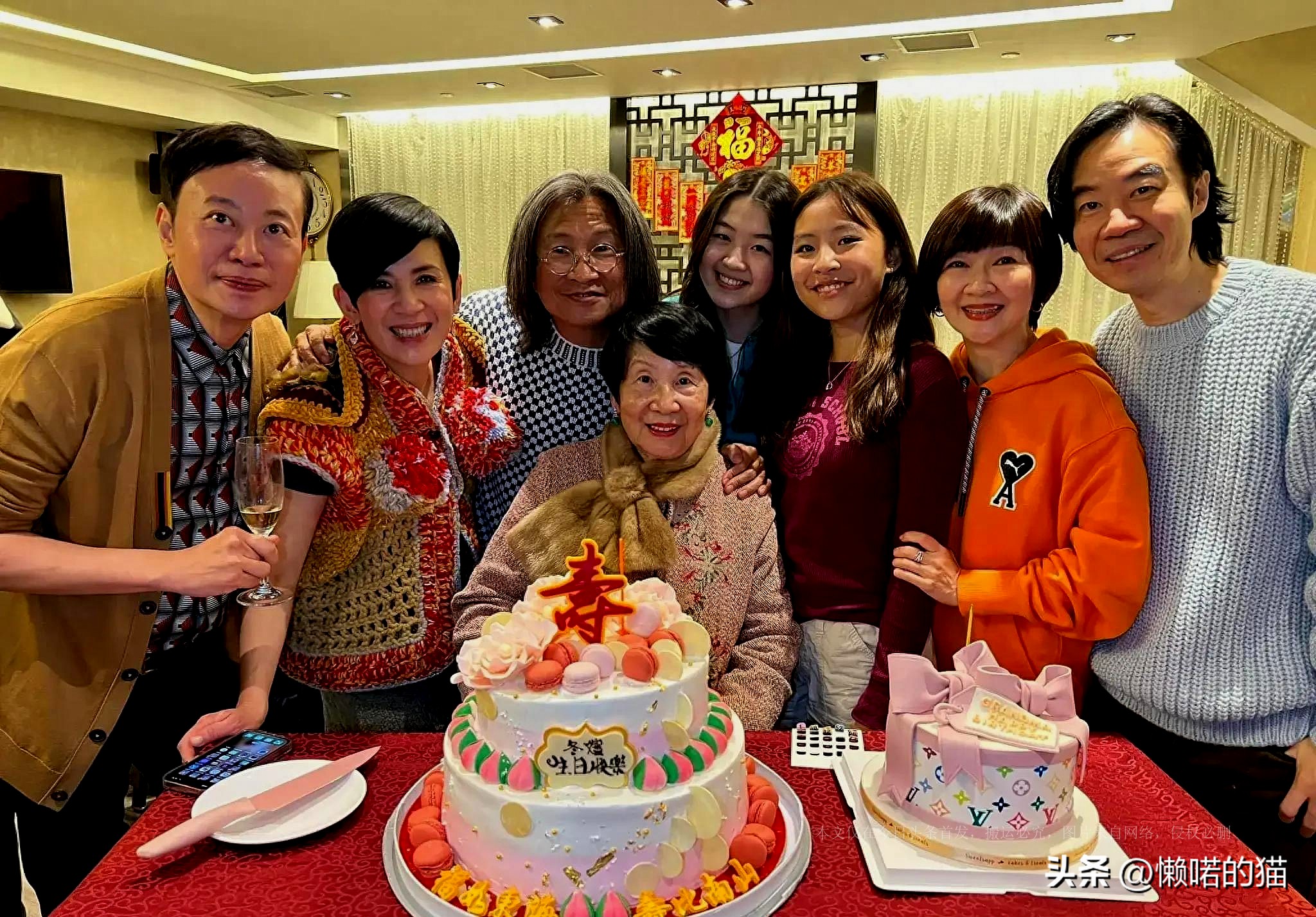 Sandra Ng celebrates her mother's 80th birthday and her son-in-law ...