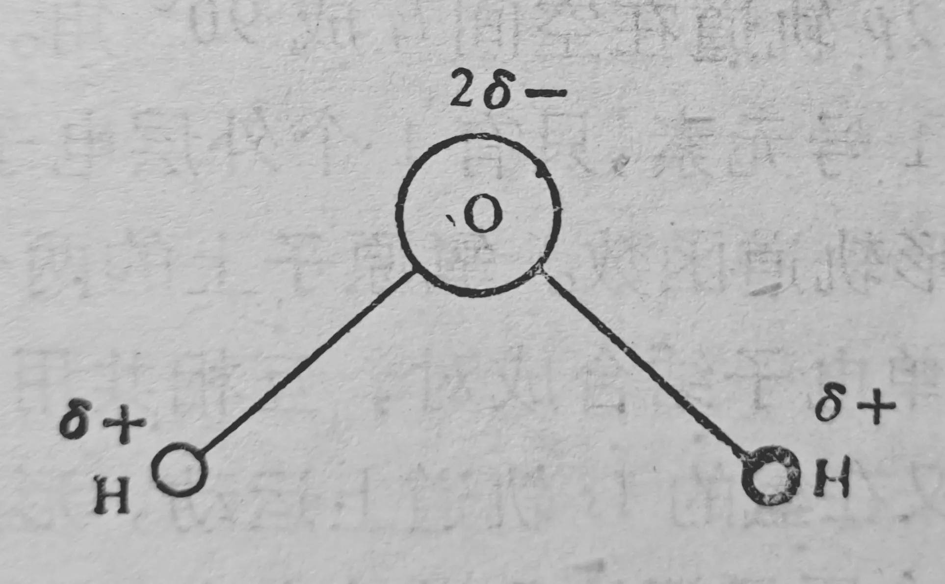 Talking about Water Molecules (2) - Polarity and Bond Angle of Water ...