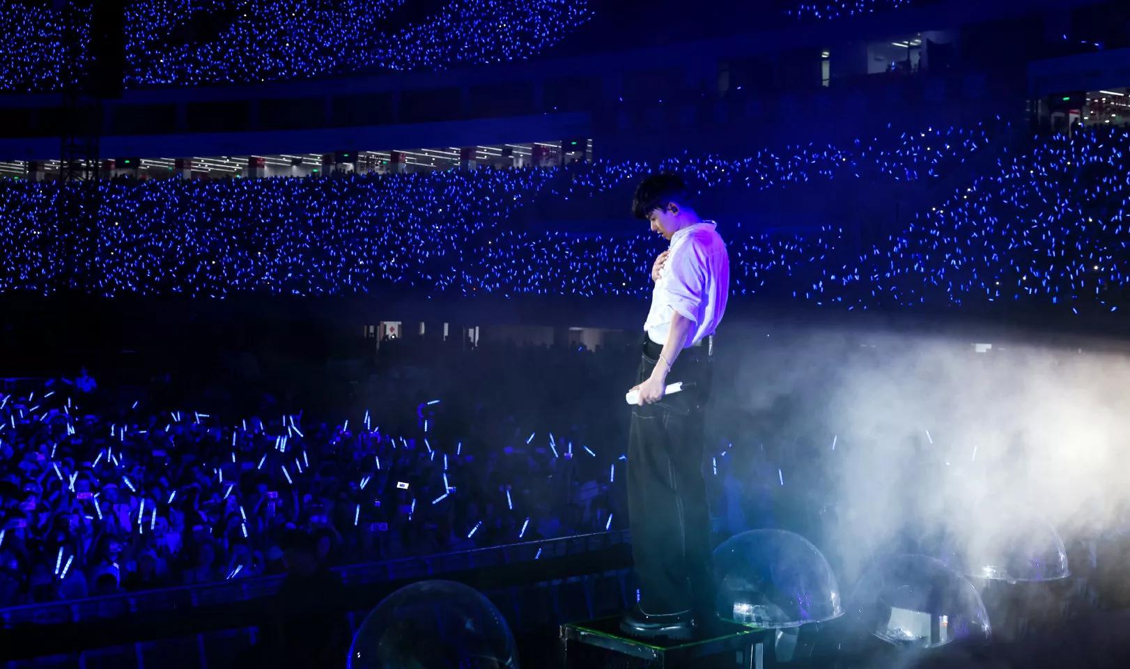 Zhang Jie confessed his love to He Jiong at the concert, the atmosphere ...