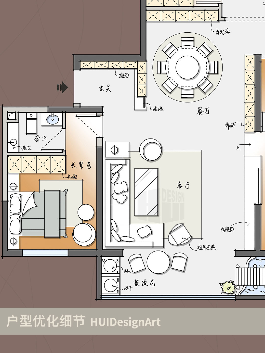 215 square meters and 4 bedrooms are converted into 6 bedrooms, the ...