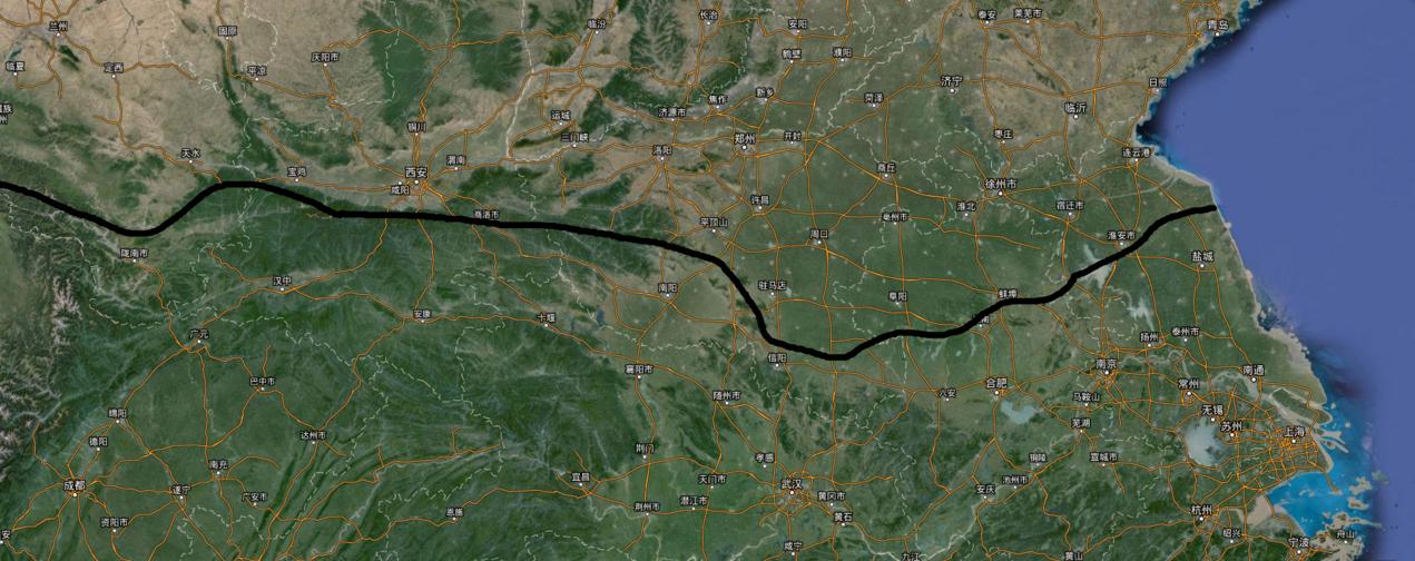 The magical dividing line in China's geography, the Qinling Huaihe ...