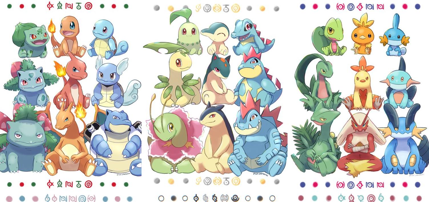 The Pokémon series: a summary of the gods and pets of the three royal ...