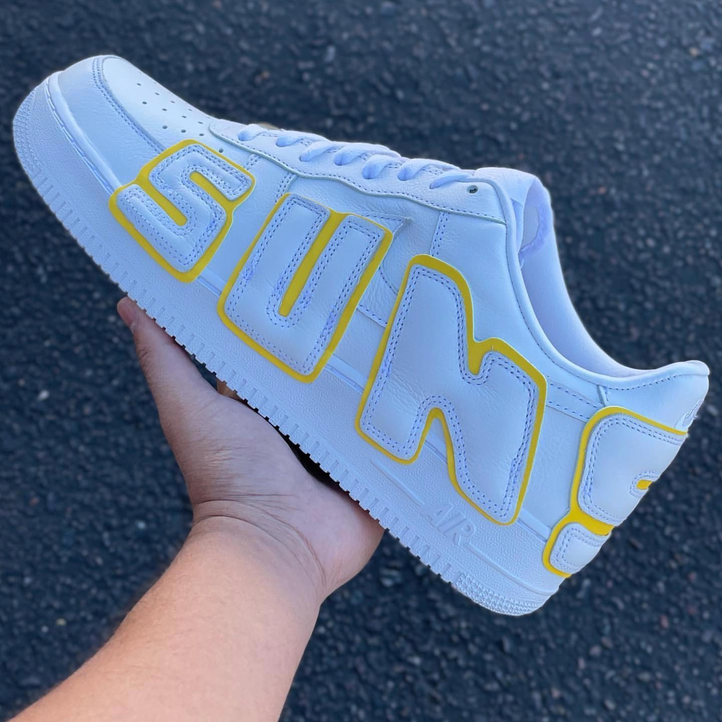 The Nike Air Force 1 DIY game launched by CPFM X Nike at that time was ...