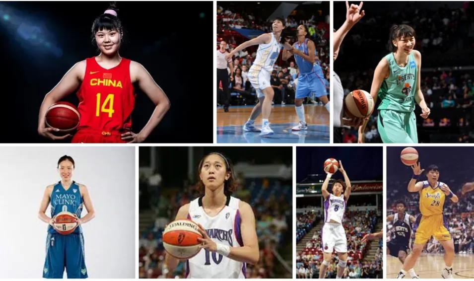 Who are the Chinese female basketball players who have played in the ...