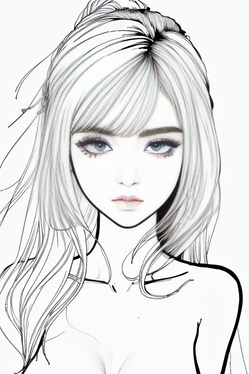 AI painting, use stable diffusion to convert pictures into line drafts ...