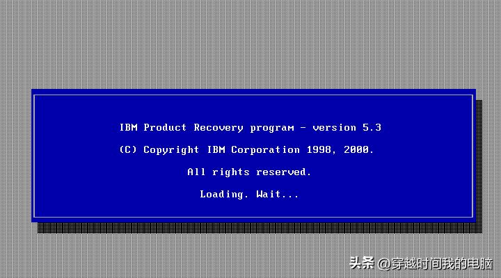 Time Travel IBM ThinkPad Recovery CD Windows 2000 English Version ...