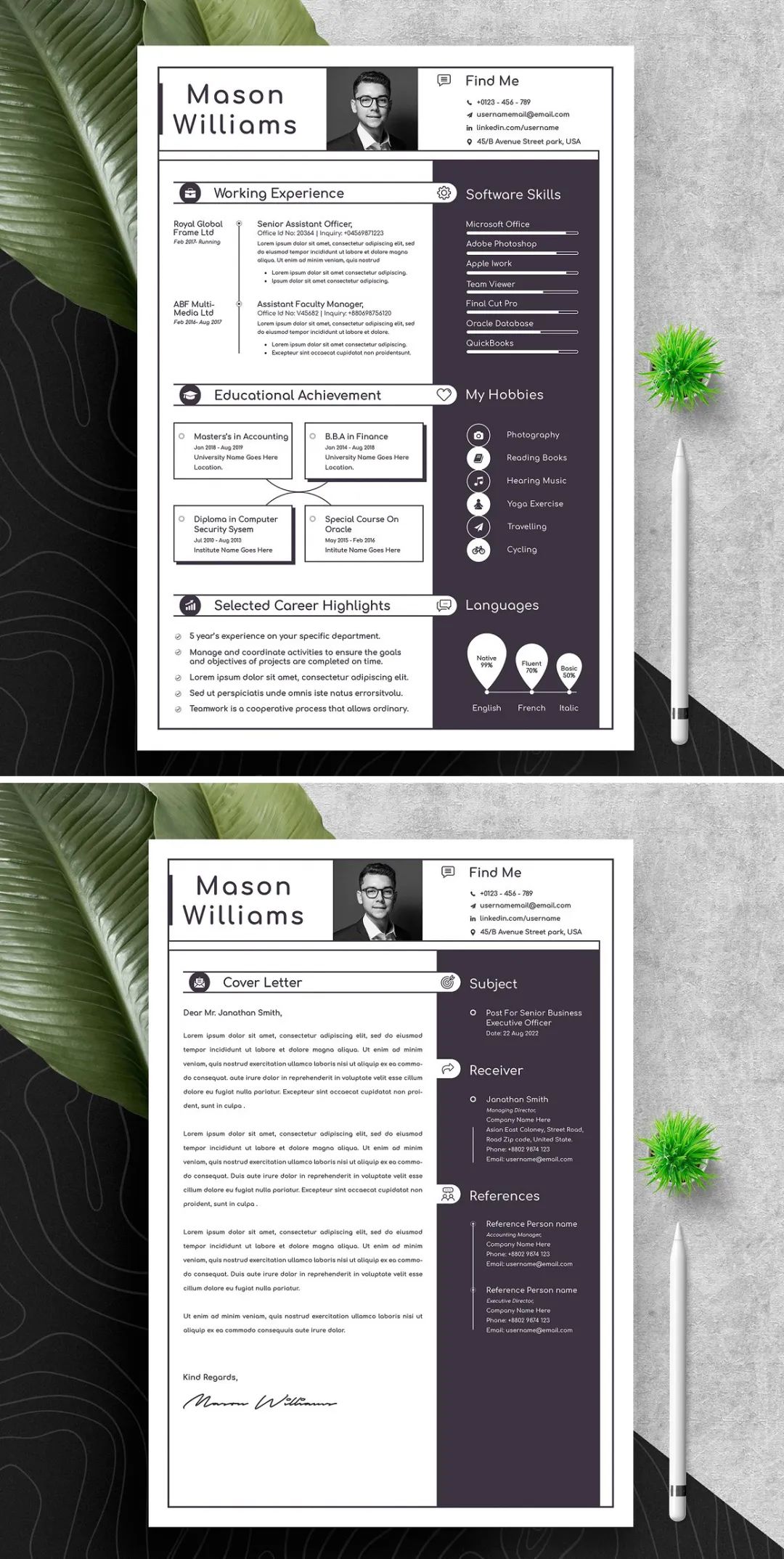 Appreciation of foreign resume design - iNEWS