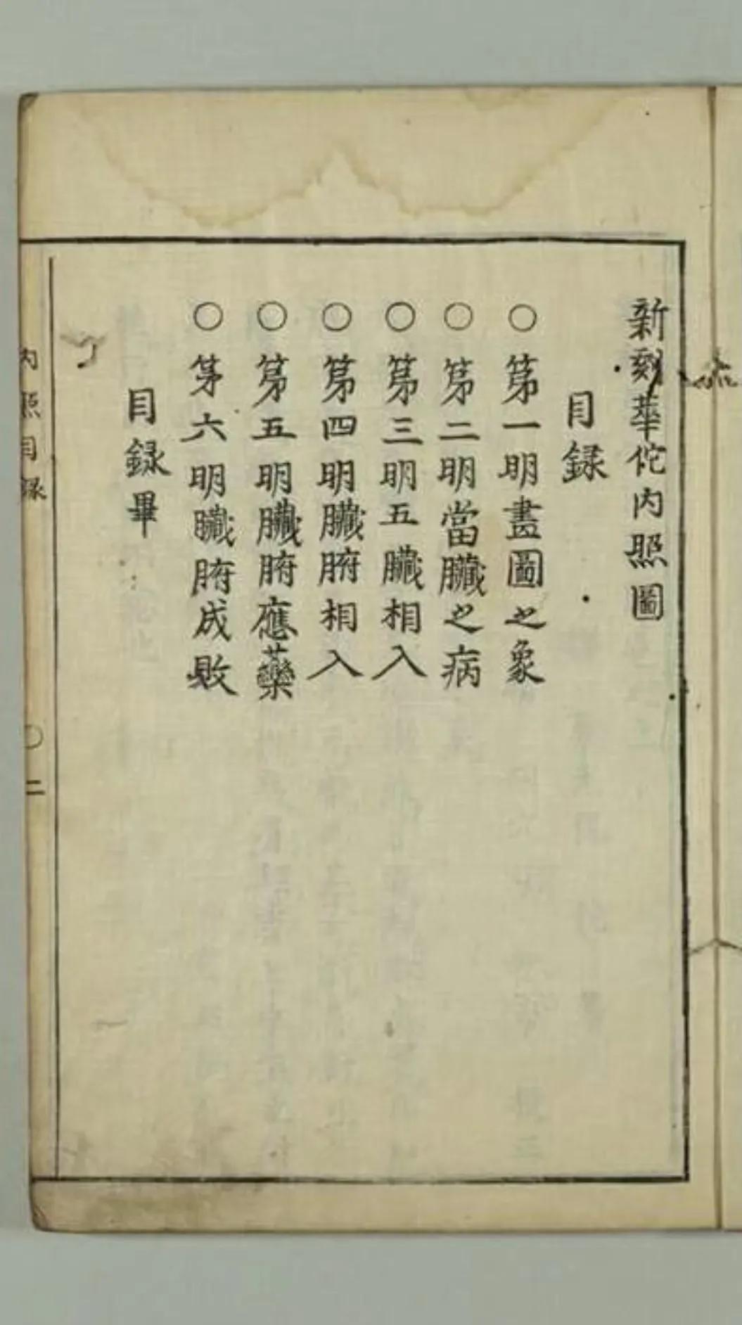 "Hua Tuo Nei Zhao Tu" Qing Dynasty engraved plate, a total of 154 sides ...