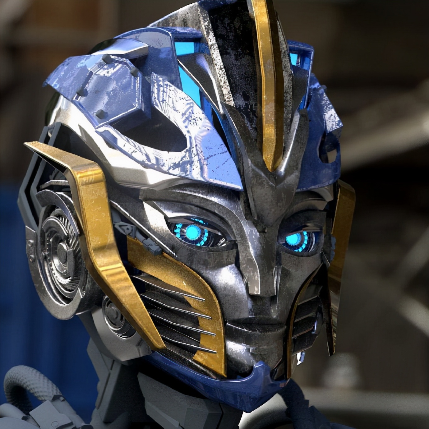 Transformers movie version Flying over the mountain, Bumblebee and Arce ...