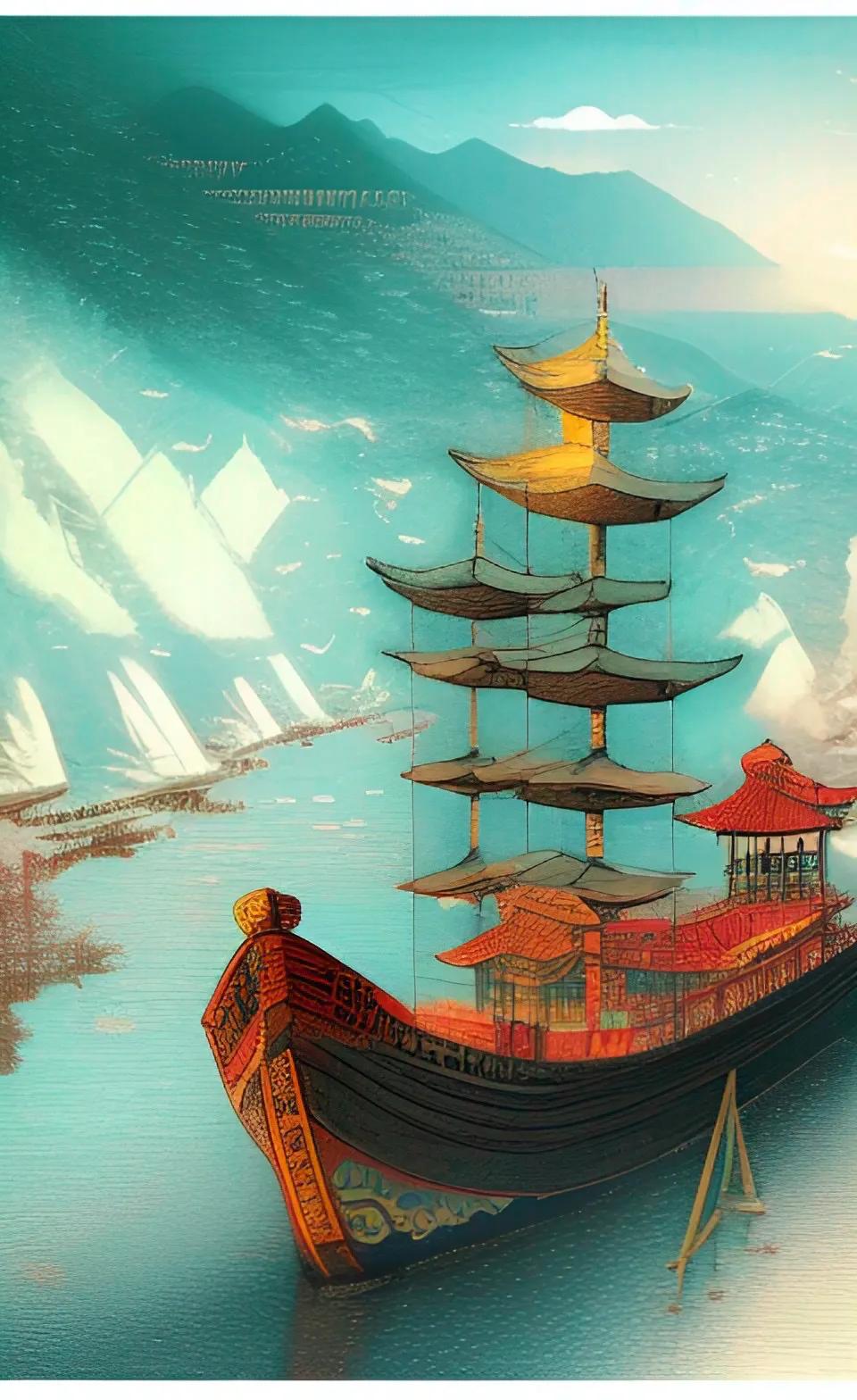 Taiping Guangji's Bai Jiao, an official of the Tang Dynasty who was on ...