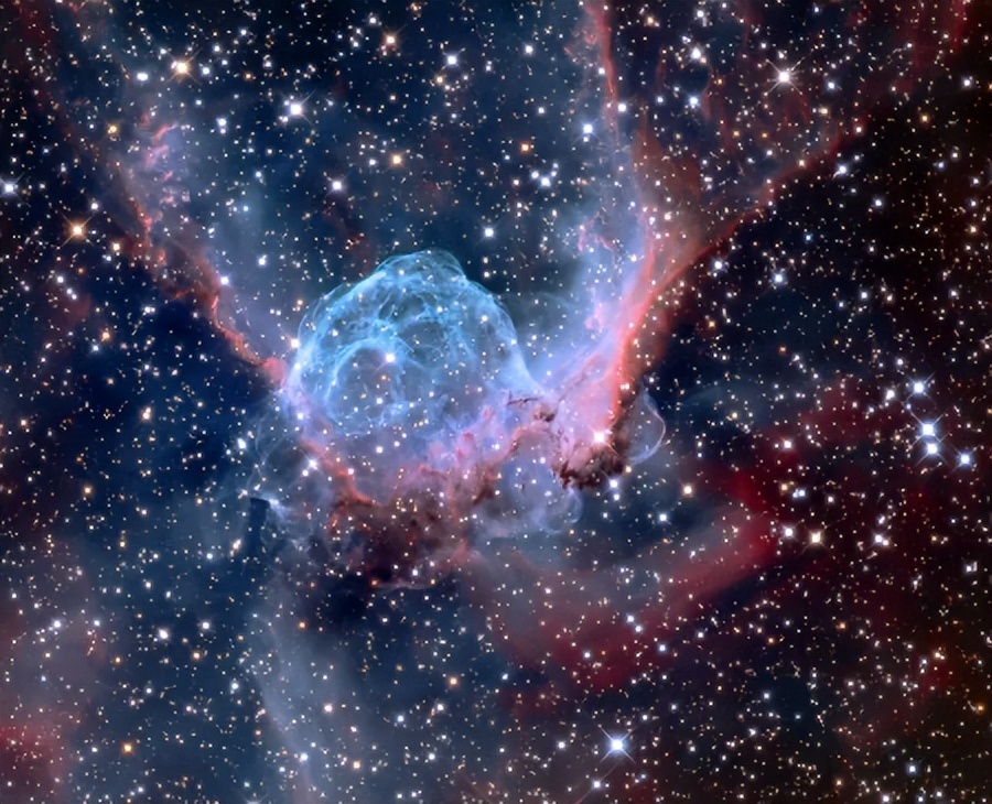 The whole process and result of galaxy collision - iMedia