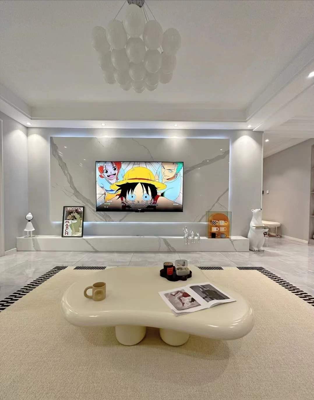 Huangshi Yinshang Decoration┃128 square meters of modern light luxury ...