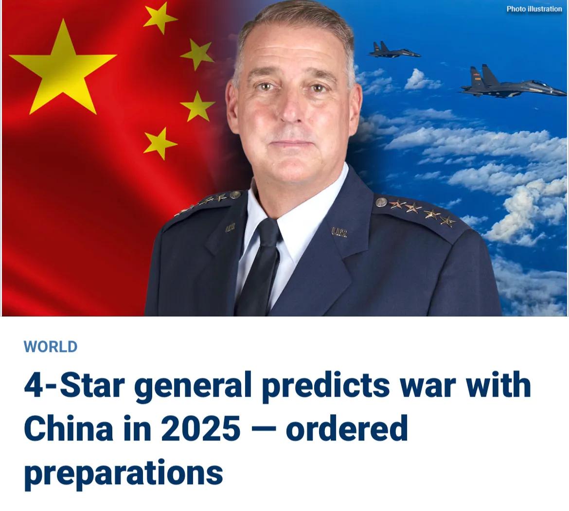 When the war starts in 2025, the four-star general of the United States ...