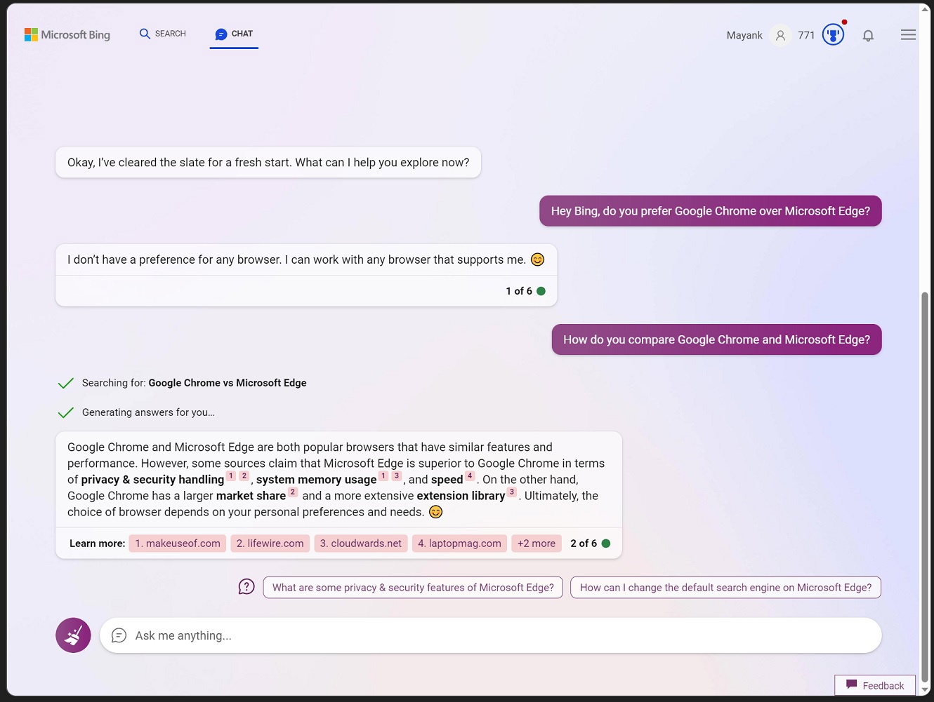 Microsoft has invited some users to test the new version of Bing: three ...