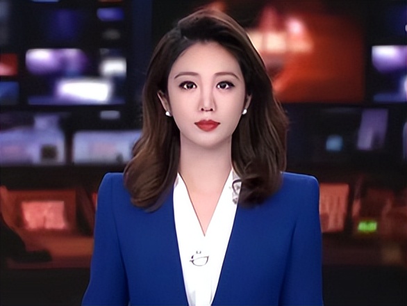 CCTV's new beauty anchor, with a combination of beauty and talent, in ...