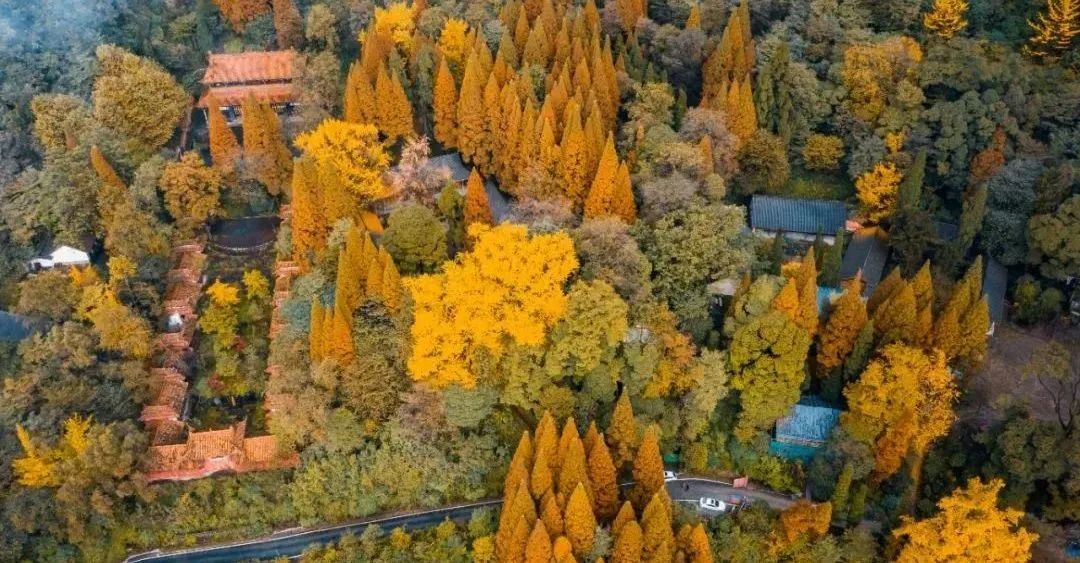 "Lingyan Temple", a thousand-year-old temple, also accommodates the ...